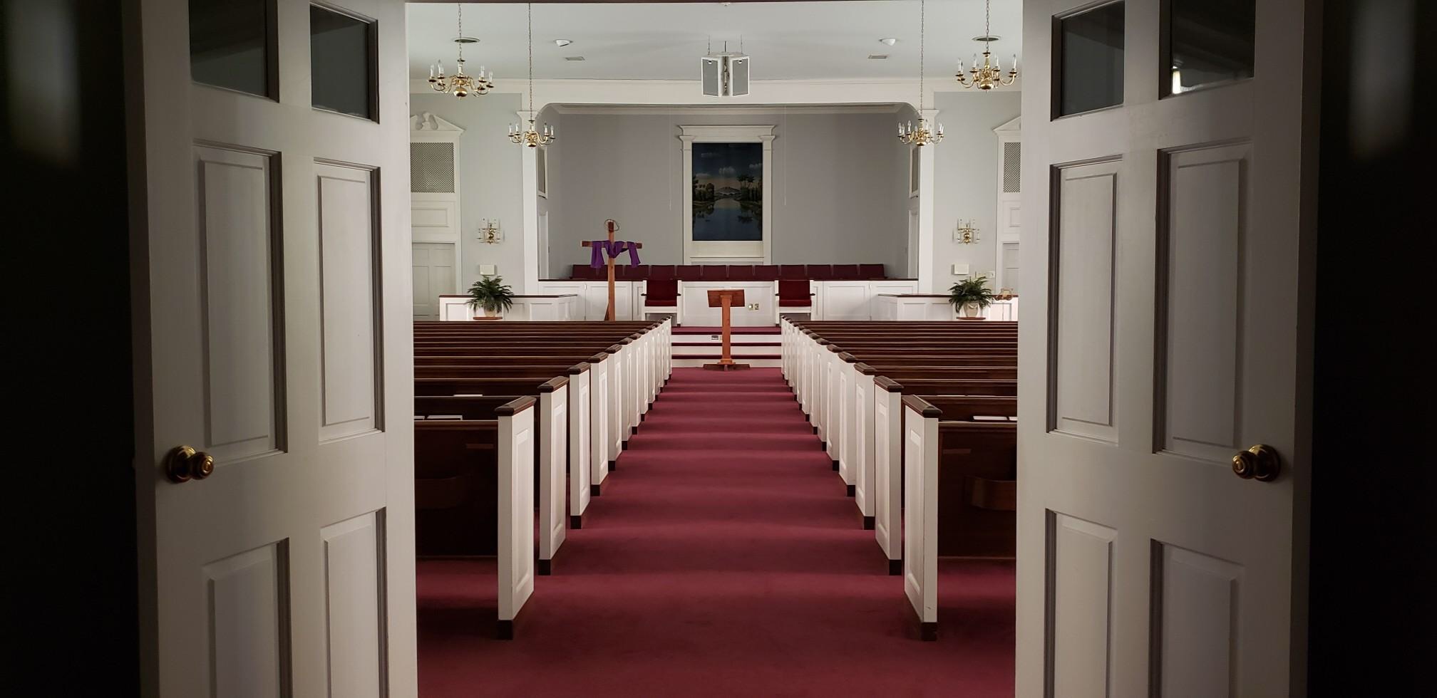 Empty church | lit bits and pieces