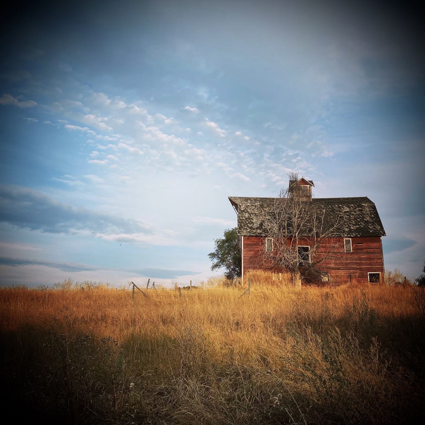 Old red barn | lit bits and pieces